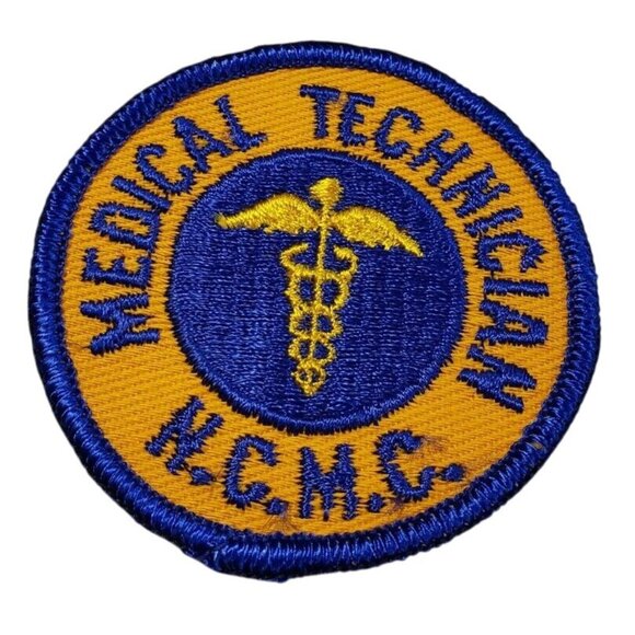 Accents | Medical Technician Ncmc Embroidered Patch Badge Blue Yellow ...